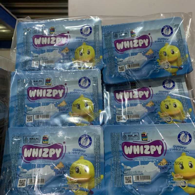 Jual Tini Wini Biti Whizpy Krekers Keju Dengan Krim Rasa Buble Gum Di ...