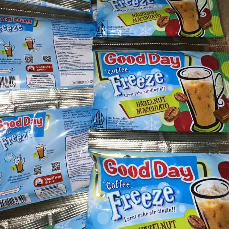 Jual Kopi Good Day Freeze Hazelnut Macchiato Sachet Di Seller ...