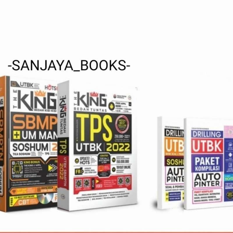 Promo Buku The King Sbmptn Soshum 2022 Tps Utbk 2022 Bonus Paket