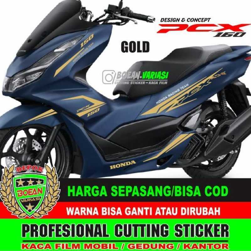 Promo Cutting Sticker New Pcx 160 Royal Matte Blue Pcx 160 Biru Diskon ...