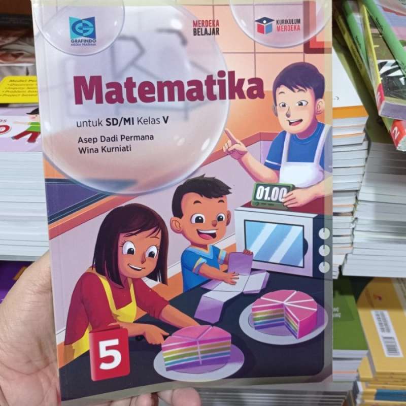 Promo Buku Matematika Kelas 5 Sd Kurikulum Merdeka Grafindo Diskon 27% Di Seller Huka Shop ...