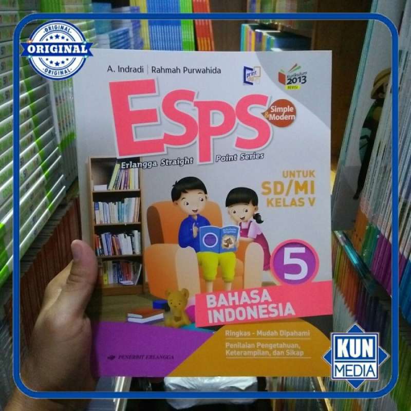 Promo Buku Esps Bahasa Indonesia Kelas 5 Sd/mi Penerbit Erlangga Diskon 28% Di Seller Huka Shop ...