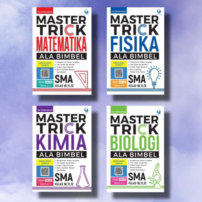 Promo Buku Master Trick Ala Bimbel Matematika,fisika,kimia,biologi Sma ...