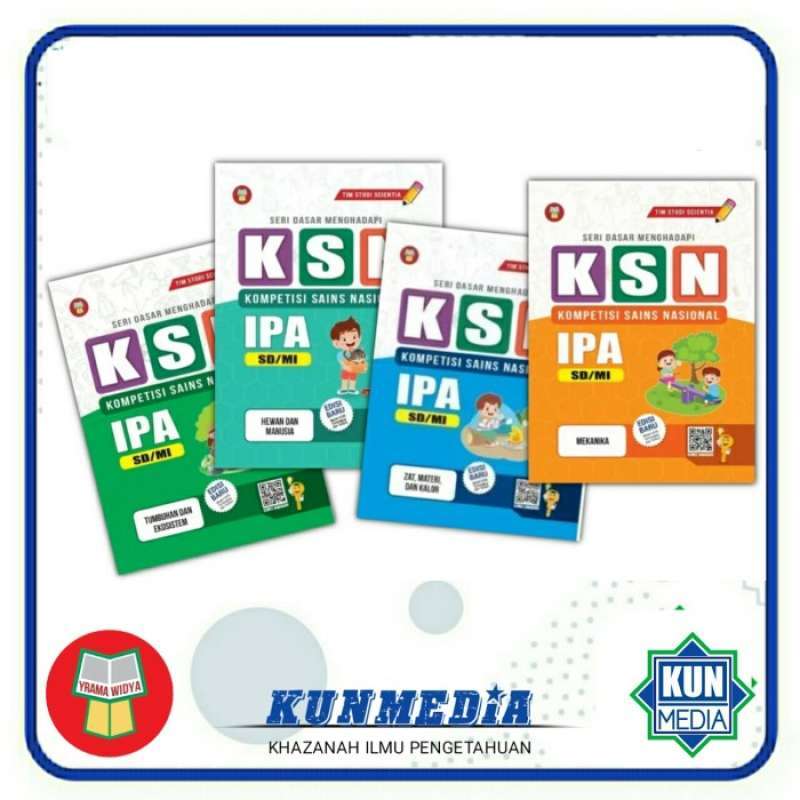 Promo Buku Paket Seri Dasar Menghadapi Ksn Ipa Sd/mi Yrama Widya Vkm - Zat Materi Multicolor ...