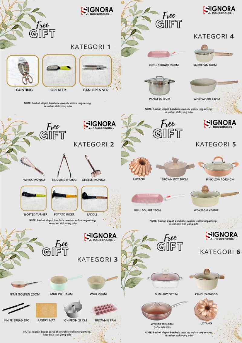 Promo Signora - Air Fryer Kapasitas 5 L + Free Hadiah Random + Buku ...