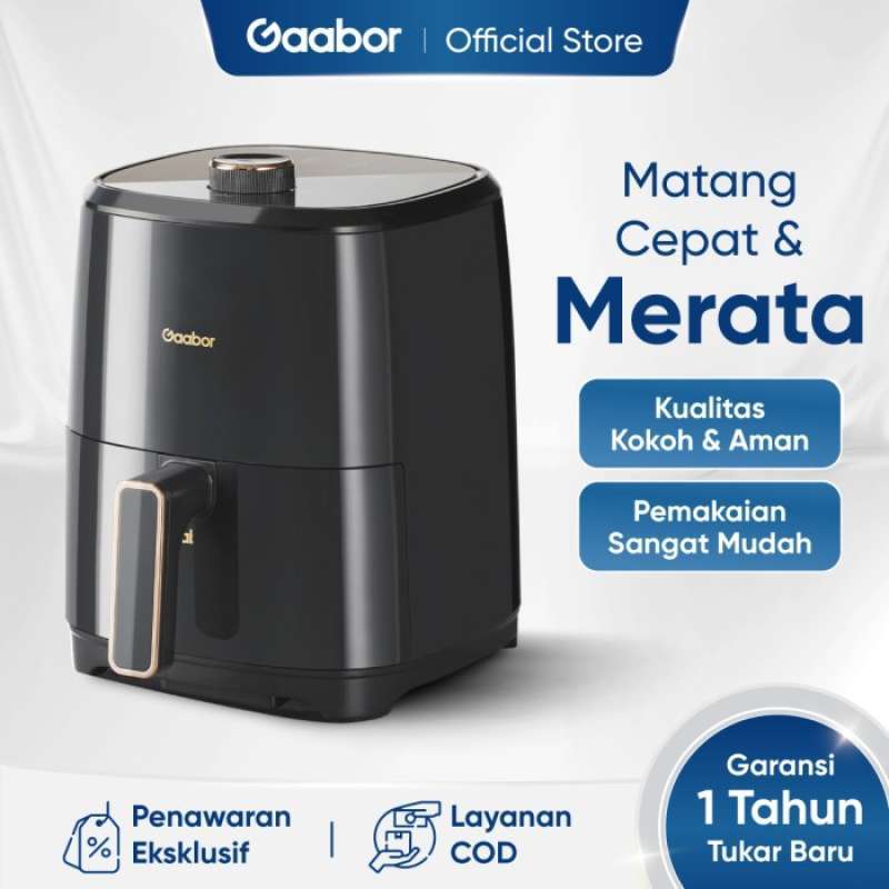 Jual Gaabor Air Fryer 4l Low Watt Pengorengan Tanpa Minyak Di Seller ...