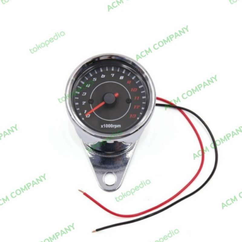 Promo Paket Speedometer Tachometer Rpm Plus Kilometer Jarum Led 12volt ...