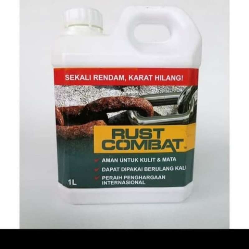 Promo Rust Combat Cairan Perontok Karat 1 Liter Diskon 33% Di Seller ...