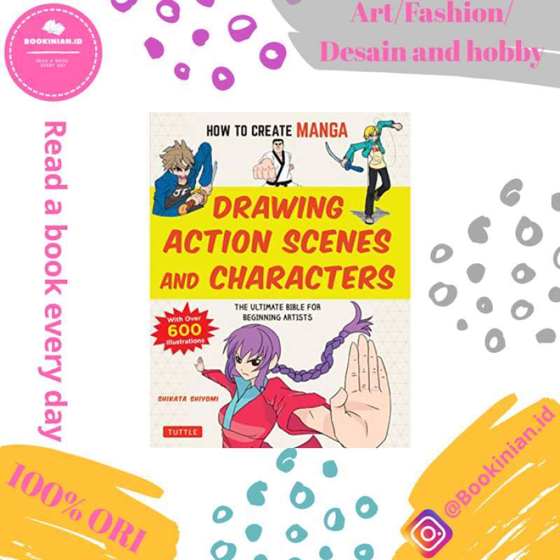 Promo How To Create Manga: Drawing Action Scenes And Characters Diskon ...