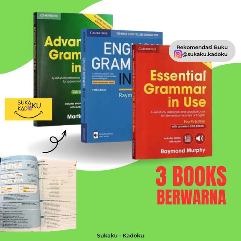 Promo Grammar In Use English Advanced Essential Book Buku Import - Special2buku Diskon 24% Di ...