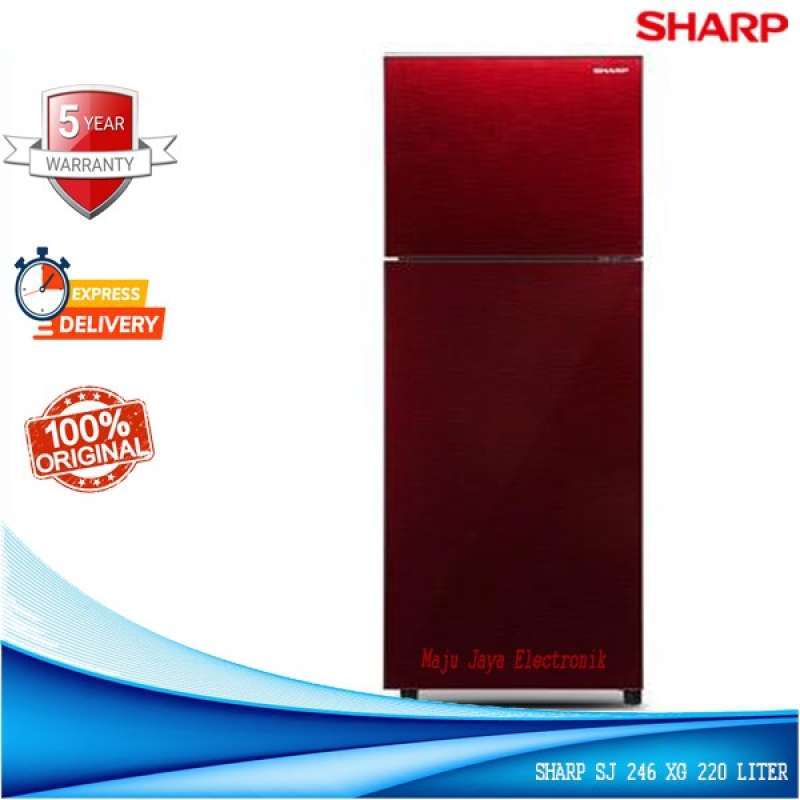 Promo Kulkas 2 Pintu Sharp Sj 246 Xg Glass Door Shine No Frost Diskon 23% Di Seller Bogatyy ...