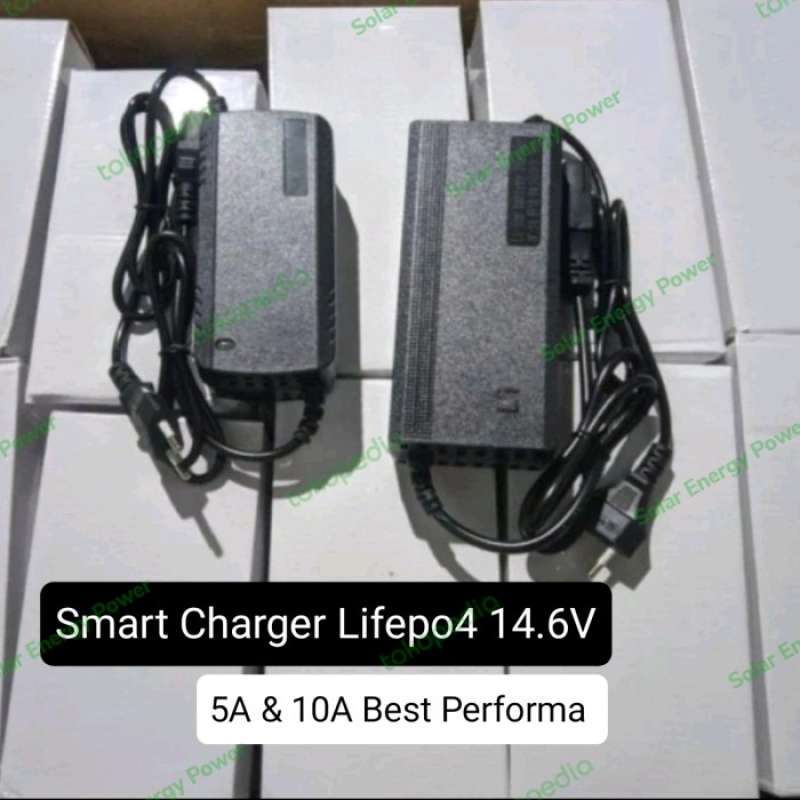 Jual Smart Charger Lithium Li-ion Lifepo4 14.6v 5a 10a Quick Charger - 10a Di Seller Noelle ...