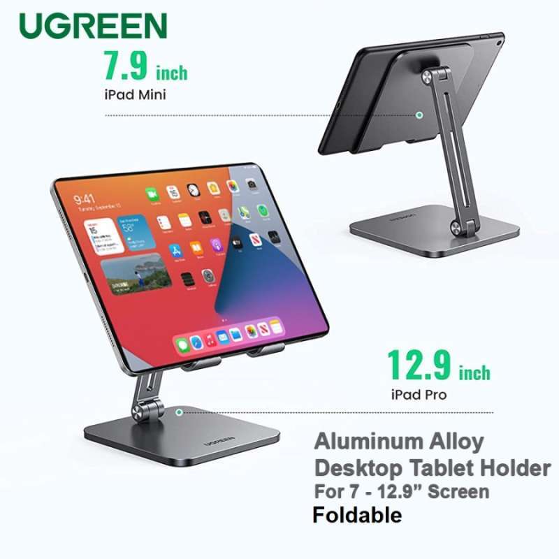 Jual Ugreen Alumunium Foldable Tablet Tab iPad Stand Holder Adjustable ...