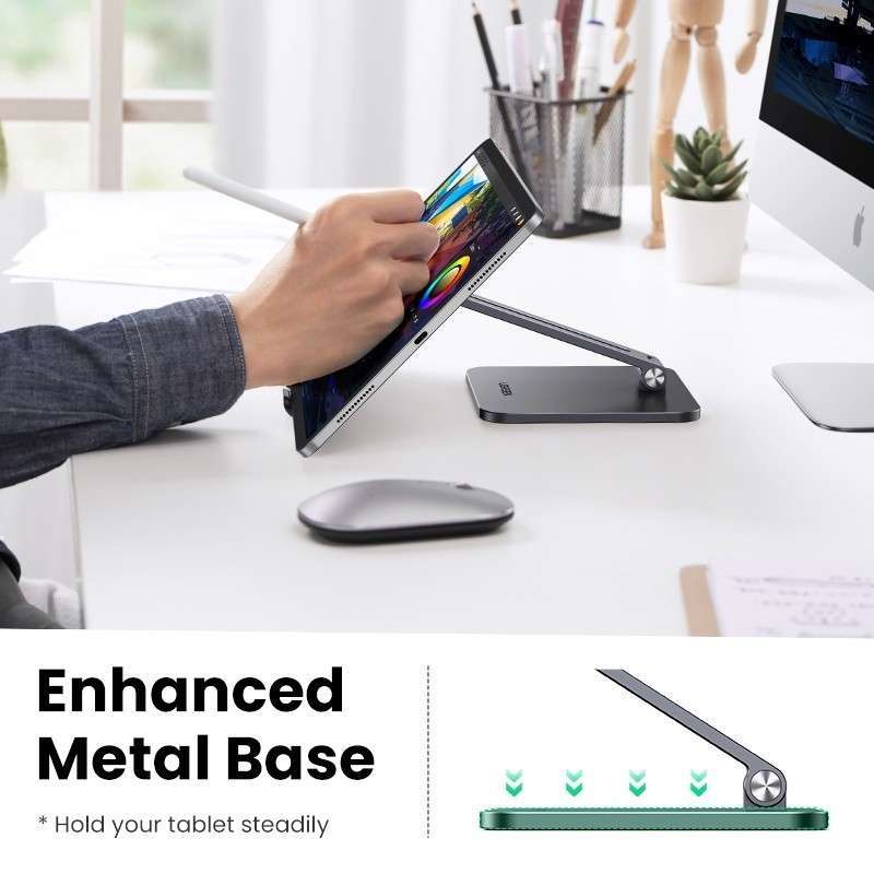 Jual Ugreen Alumunium Foldable Tablet Tab iPad Stand Holder Adjustable ...