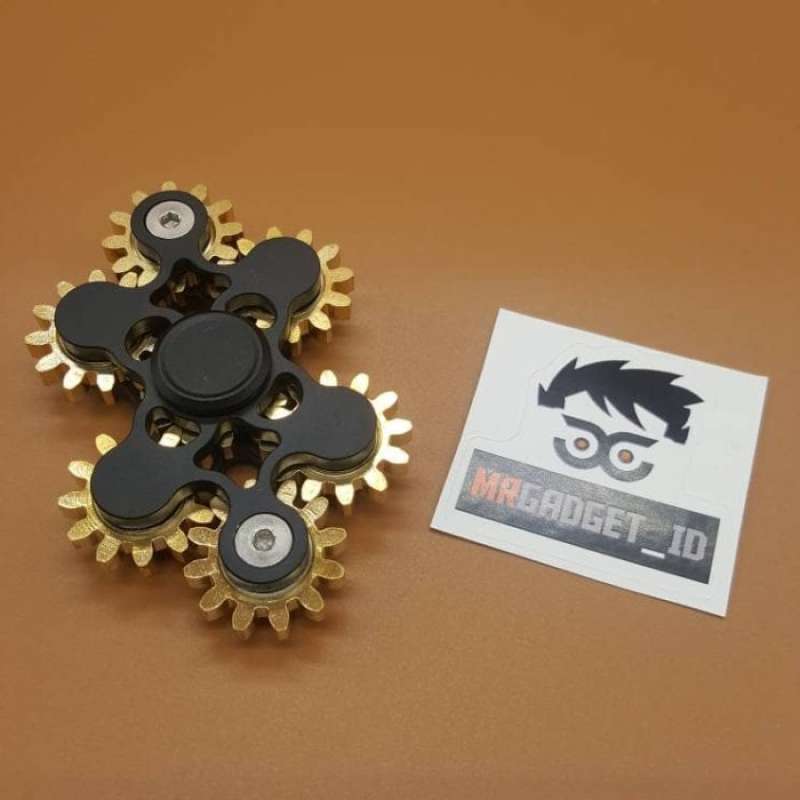 Promo 7 Gear Mechanical Premium Fidget Spinner Hand Spinner Diskon 50% ...