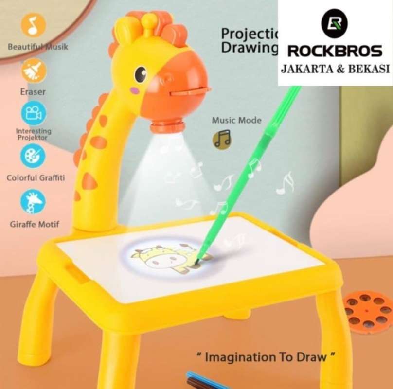 Promo Mainan Anak Meja Proyektor Menggambar Gambar Projection Study ...