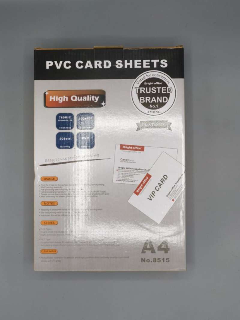 Jual Pvc Id Card 50 Lembar A4 Di Seller Owl Store - Cengkareng Timur ...