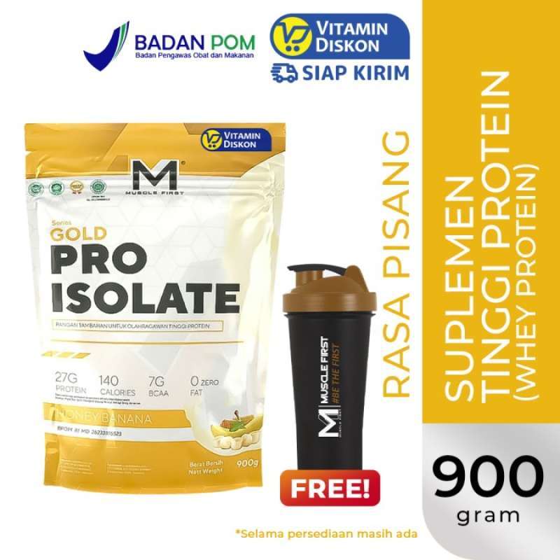 Promo Muscle First Gold Series Pro Isolate Whey Protein 2lbs Diskon 33% ...
