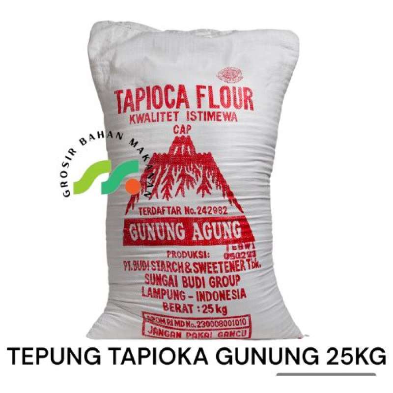 Jual Tepung Tapioca Gunung Agung 25 Kg Termurah - Harga Grosir ...