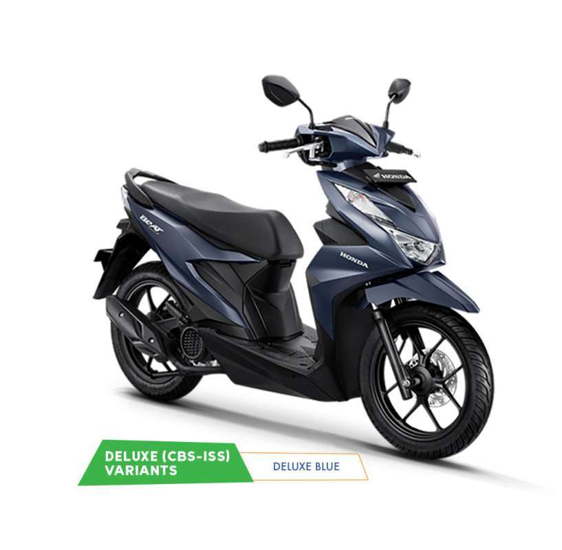 Jual [ New 2024 ] Sepeda Motor Honda Beat Cbs Iss Deluxe Type - Bali Blue Di Seller Cahaya ...