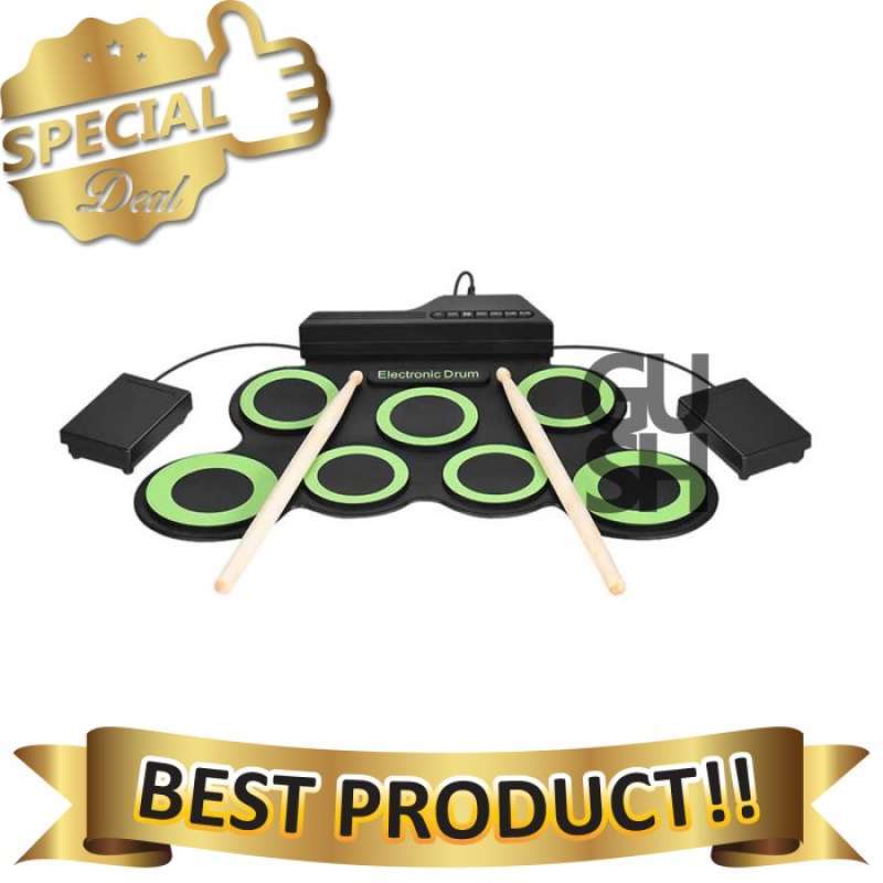 Promo Alat Musik Drum Elektrik - Electronic Digital Drum Kit 7 Pads ...