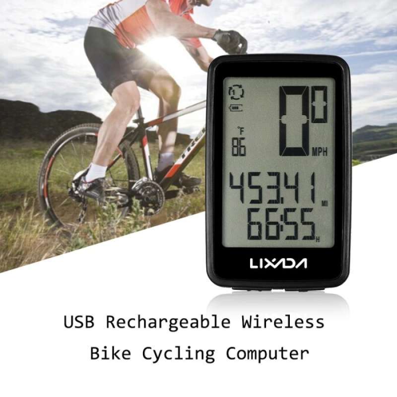 Promo Lixada Speedometer Odometer Sepeda Wireless Bicycle Computer ...