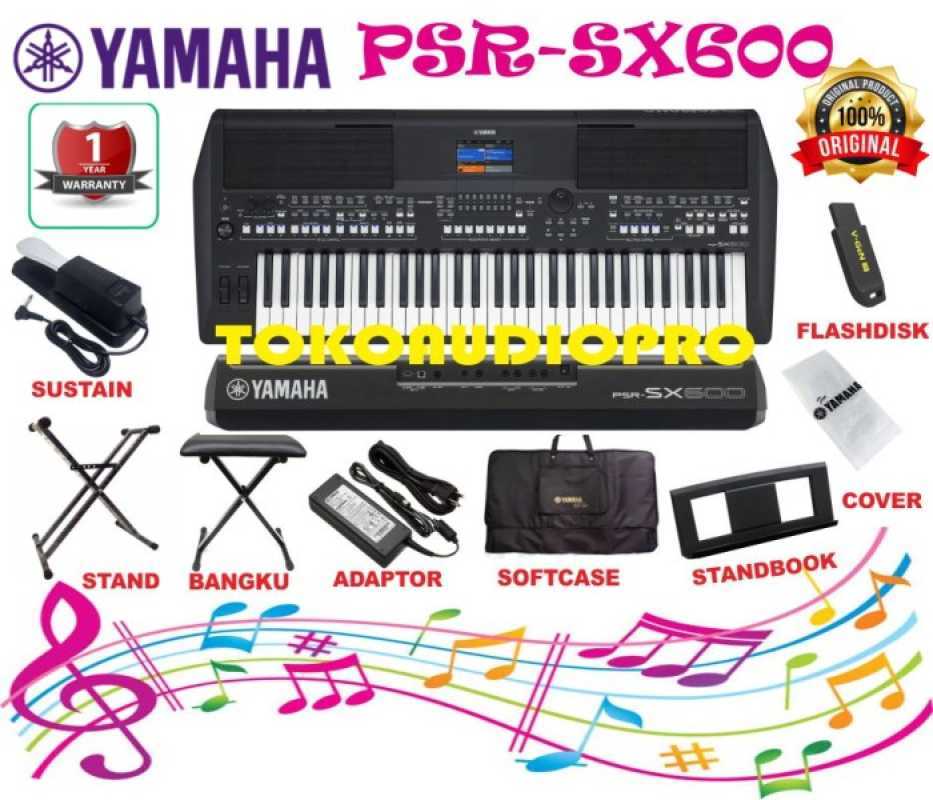 Promo Psr Sx600 Psr-sx600 Paket Keyboard Diskon 23% Di Seller Melodiya ...