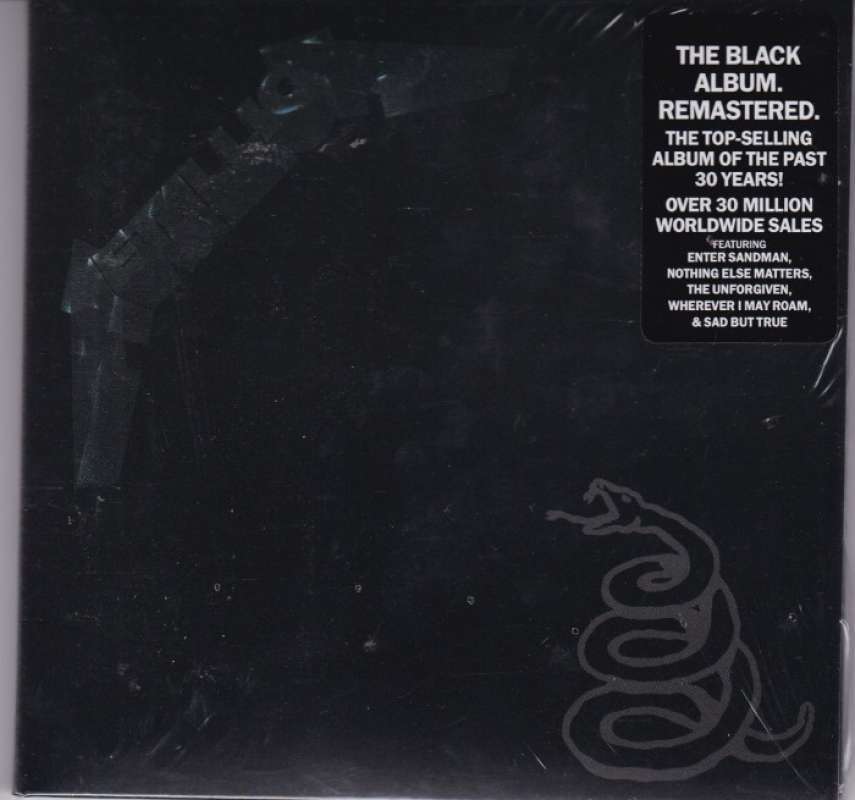 Promo Cd Metallica - The Black Album Remastered 1cd Diskon 23% Di ...