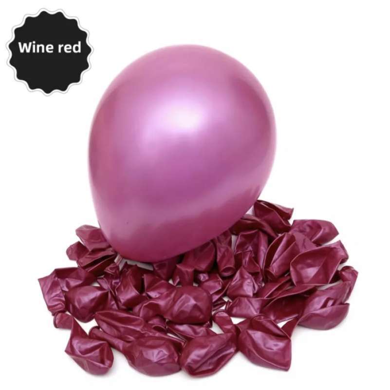 Promo Balon Latex Metalik / Balon Karet Metalik Per Pack Isi 100 Diskon ...
