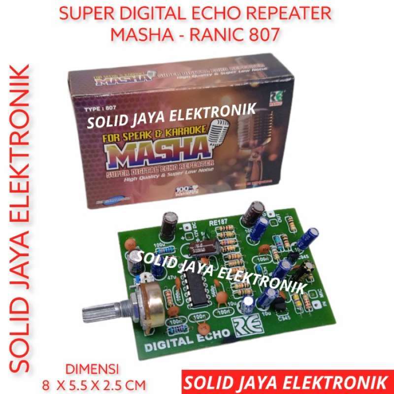 Jual Kit Super Digital Echo Repeater Mic Karaoke Masha Ranic 807 Di Seller Rumix - Cengkareng ...