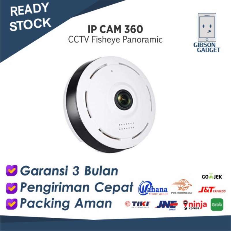 Jual Ip Cam Camera Cctv Wireless 360 Panoramic Fisheye Fish Eye Lens ...