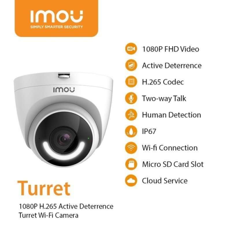 Jual Imou Turret Indoor / Outdoor Cctv Ip Camera Wireless Ip67 ...