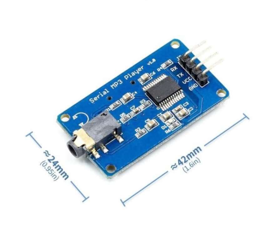 Jual Serial Mp3 Music Player Module For Arduino Avr Arm Yx5300 Uart 4946