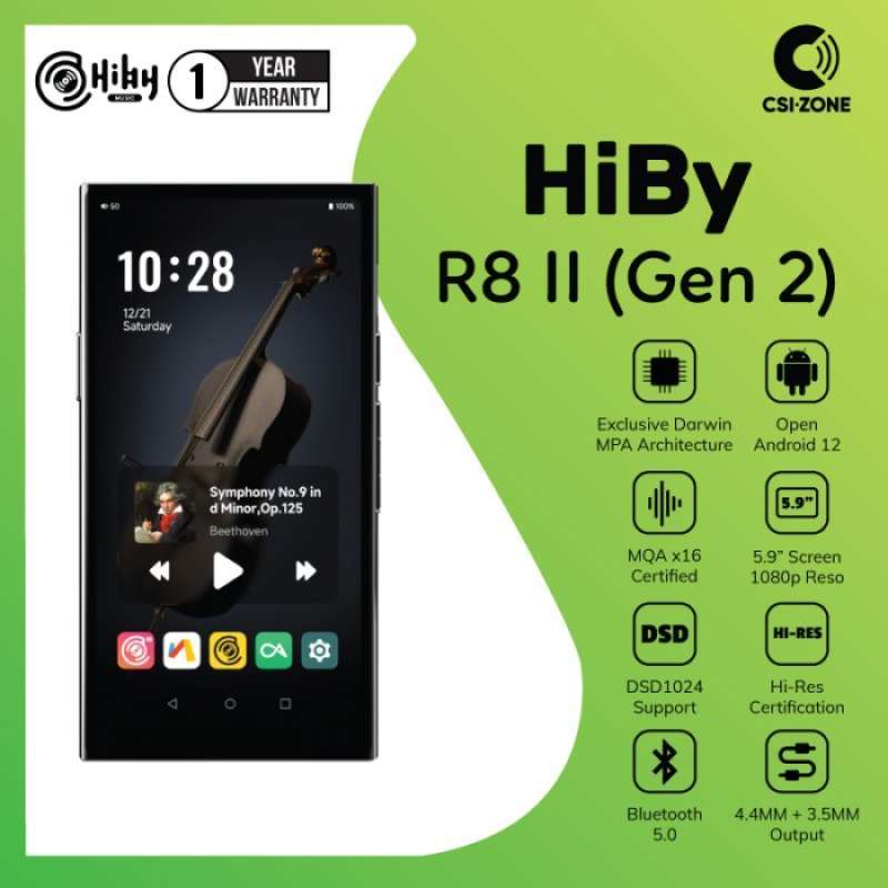 Jual Hiby R8 Ii / R8 Gen 2 Darwin-mpa Hi-res Android Digital Audio Player Di Seller Noelle ...