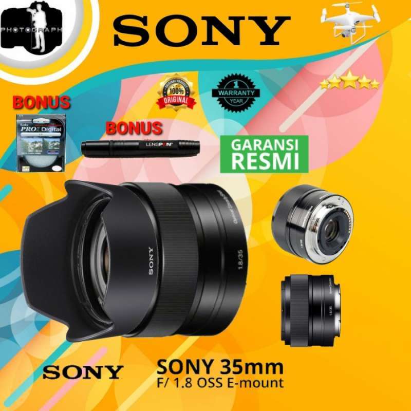 Jual Lensa Sony E 35mm F1.8 Oss Emount - Sony 35mm F1.8 Oss E-mount Di Seller Rumix - Cengkareng ...