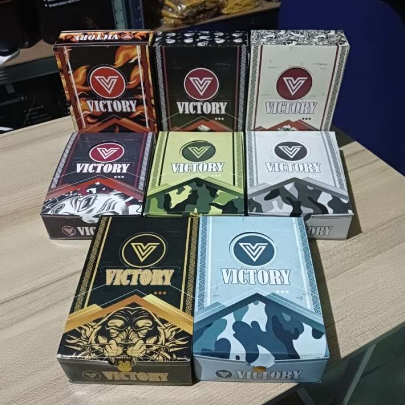 Jual Perbox Isi 10 Boklet Kertas Victory Premium Limit Edition - Loreng ...