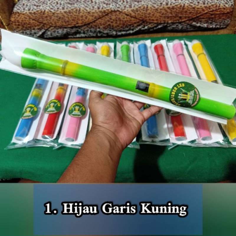 Jual Oncor Elektrik / Obor Led / Model Nyala Api - Merah Polos Di ...