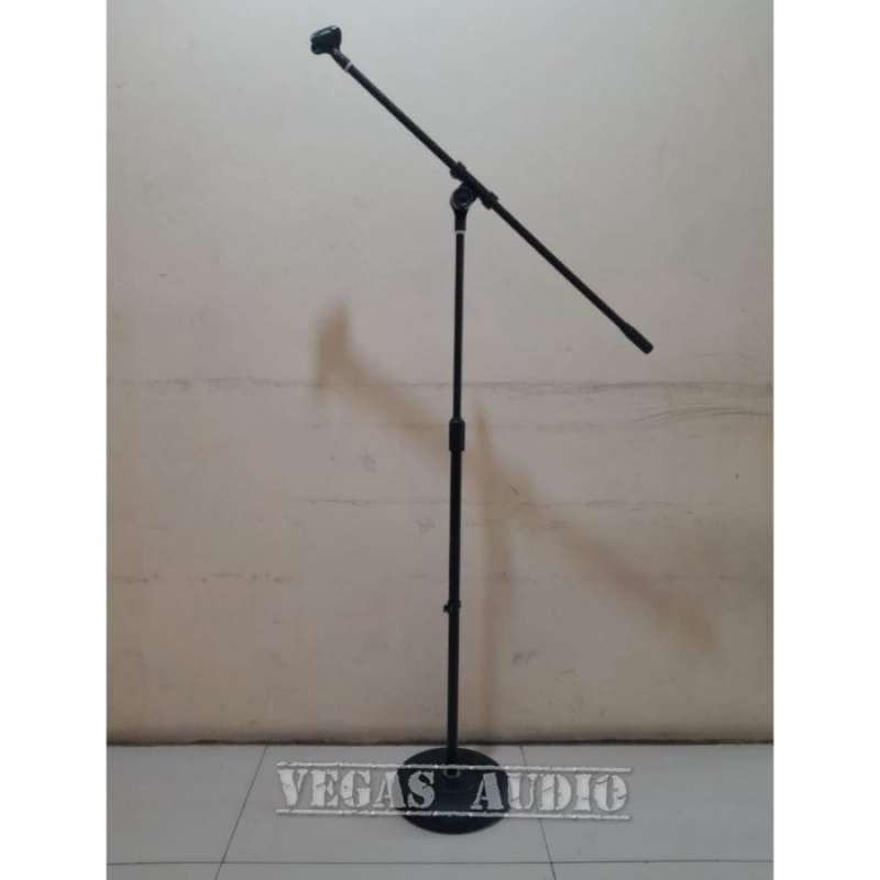 Promo Asl Rose - Mj 105bk Stand Mic Lantai Kaki Bulat Full Besi Diskon ...