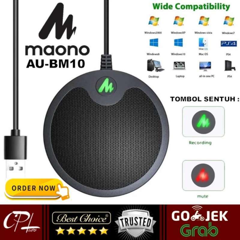 Promo Maono Au-bm10 Usb Conference Metal Boundary Desktop Mic Diskon 23 ...