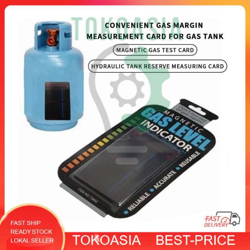 Jual Magnetic Gas Test Card Butane Propane Tank Can Bottle Indicator ...