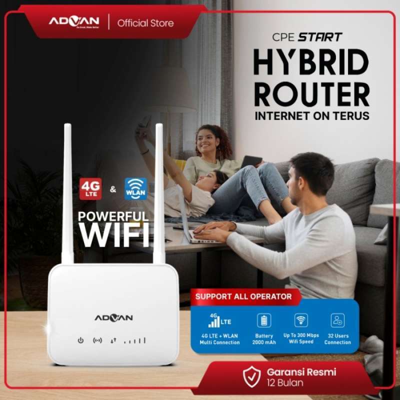 Promo Advan Cpe Start Hybrid Modem Wifi Router 4g Lte Unlock All ...