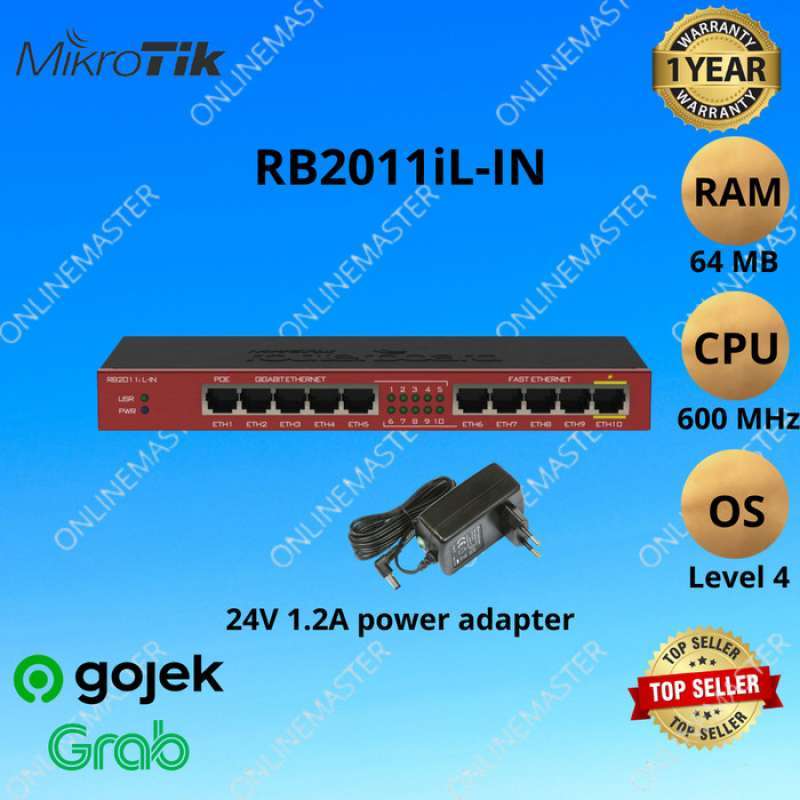 Promo Rb2011il-in Routerboard Mikrotik Diskon 23% Di Seller Sentramoco ...