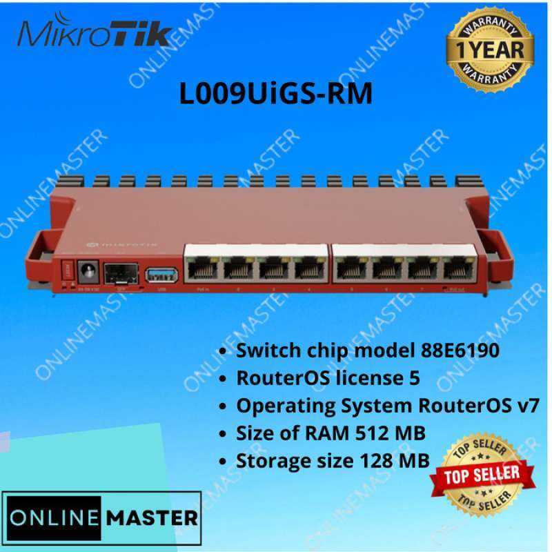 Promo Mikrotik L009uigs-rm Powerful Dual-core Arm Cpu Router Diskon 23% ...