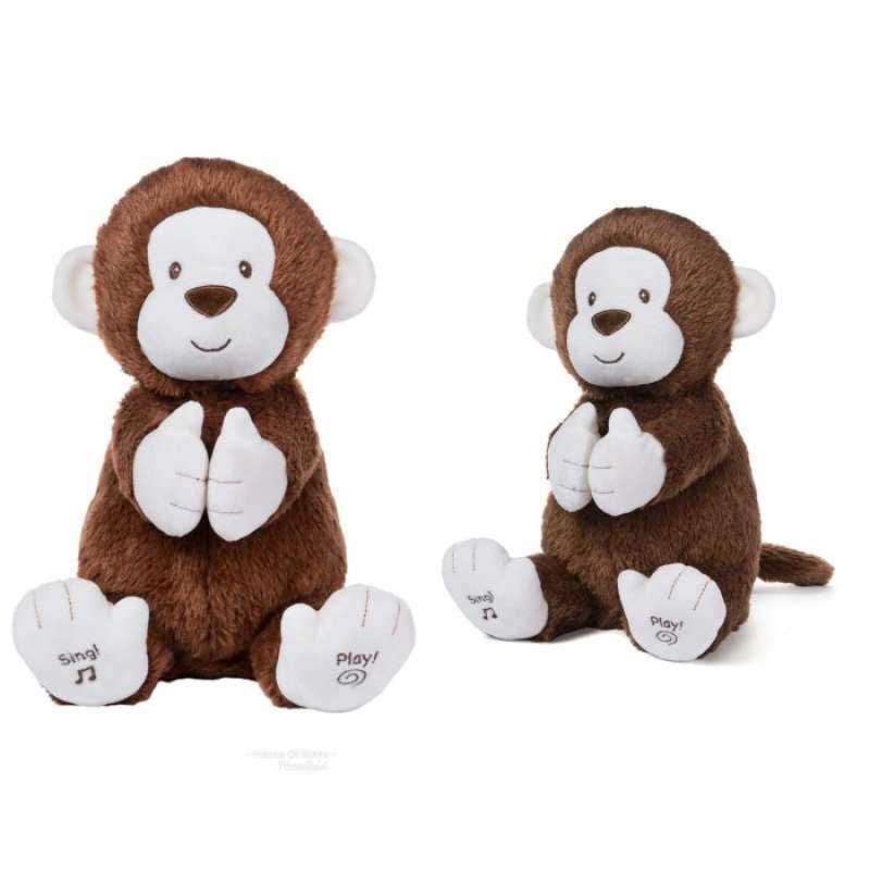 Promo Gund Clappy Monkey Singing And Clapping Plush Stuffed Animal ...