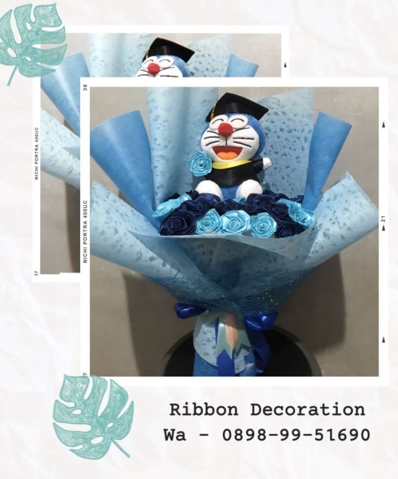Promo Doraemon , Wisuda Doraemon , Bucket Boneka Doraemon Diskon 23% Di ...