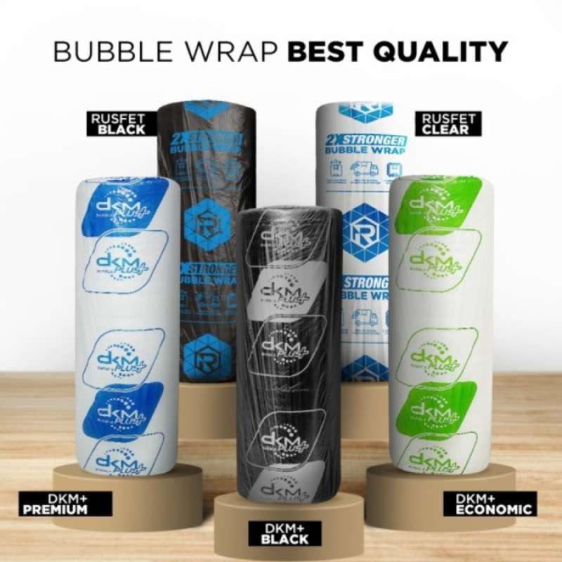 Promo Bubble Wrap Roll Bening Buble Warp Putih Hitam Tebal Termurah Dkm ...