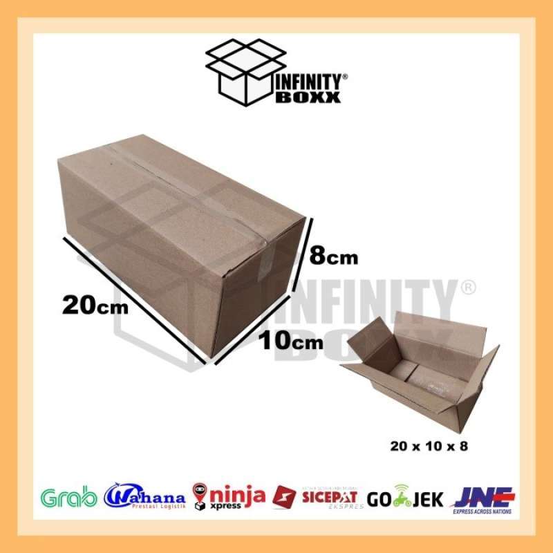 Promo Kardus Box Packaging Packing 20x10x8 Cm 300pcs Diskon 23% Di ...