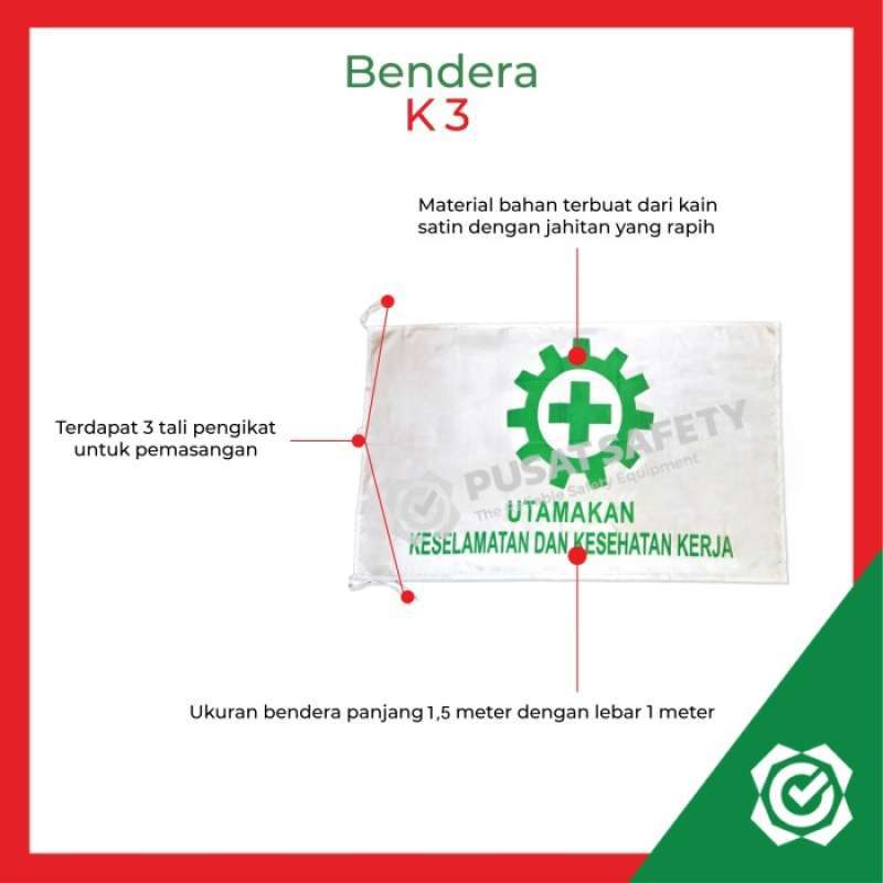 Promo Bendera K3 / Safety First Diskon 23% Di Seller Walima Store ...