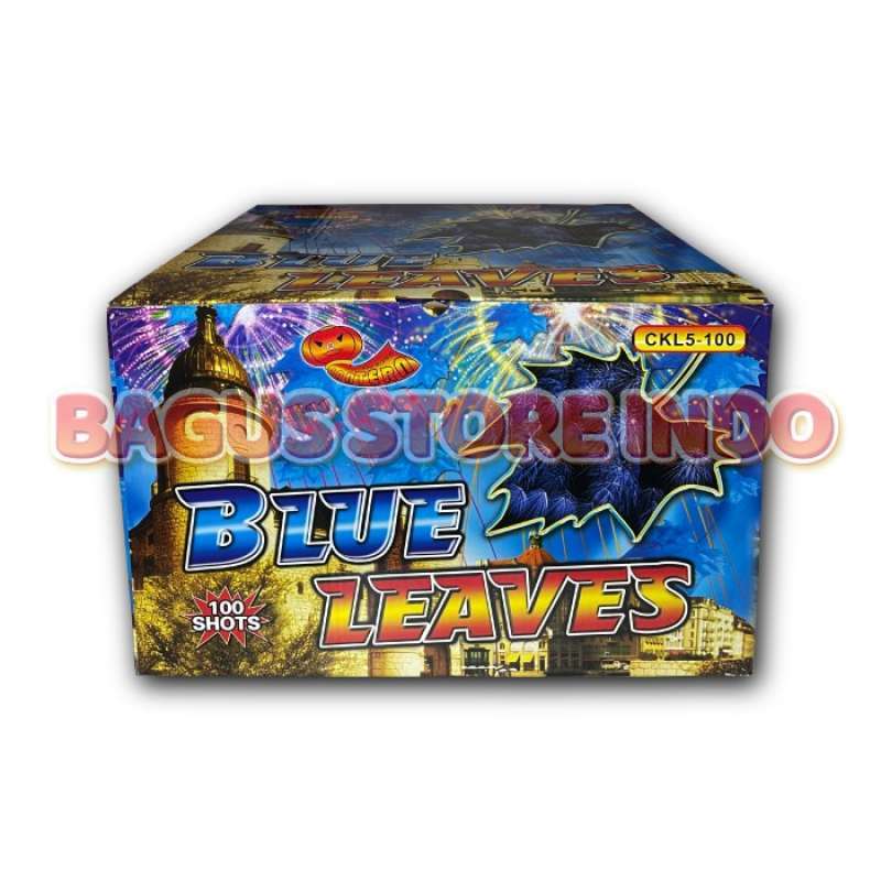 Promo Kembang Api Cake Blue Leaves 100 Shots 1.2 Inch Diskon 23% Di ...