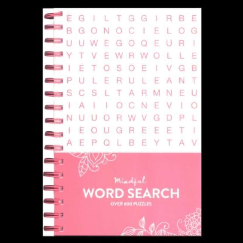 Jual Mindful 600 Word Search Pastel Pink - 9780655226093 Di Seller ...